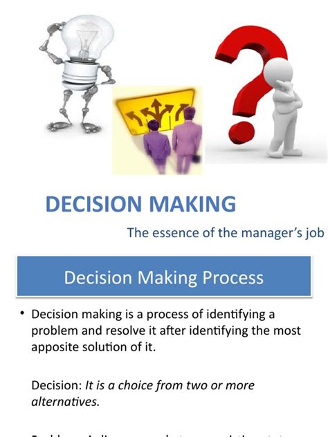 decision making pdf decision making group decision making