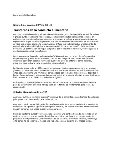 Proyecto Integrador Fase 1 Pdf Desorden Alimenticio Bulimia Nerviosa