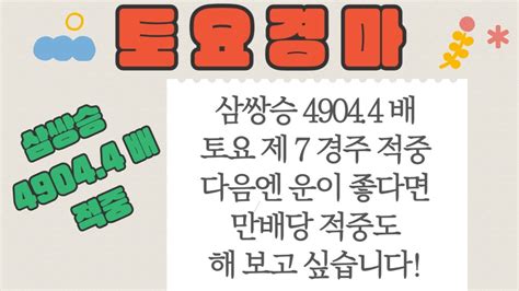강타쌤 경마라이브방송 경마예상 토요경마 정말 살벌하게 터질 가능성 높은 12월 2일 토요 경마 대박 찬스가 왔다