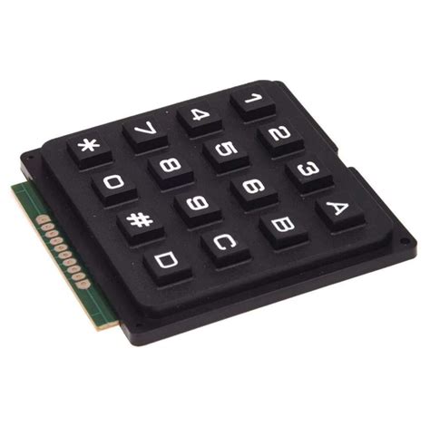 Buy 4x4 Matrix 16 Keyboard Keypad For Arduino And Diy Projects Online Fast Shipping Shokitech