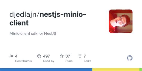 GitHub Djedlajn Nestjs Minio Client Minio Client Sdk For NestJS