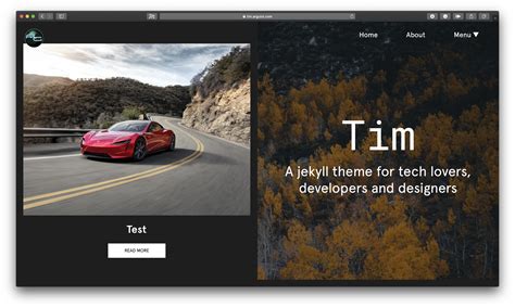GitHub Arguiot Tim A Jekyll Theme For Hackers And Designers