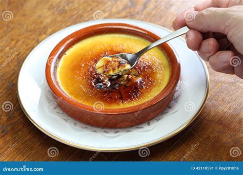 Crema Catalana Stock Image Image Of Gourmet Cazuela 42110591