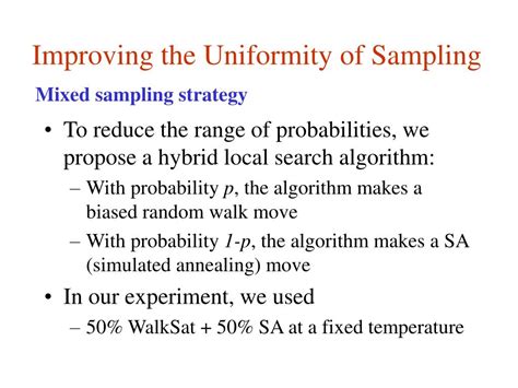 ppt sampling combinatorial space using biased random walks powerpoint