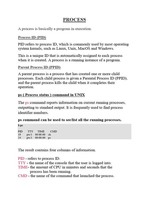 Process_Intro | PDF | Process (Computing) | Computer Architecture