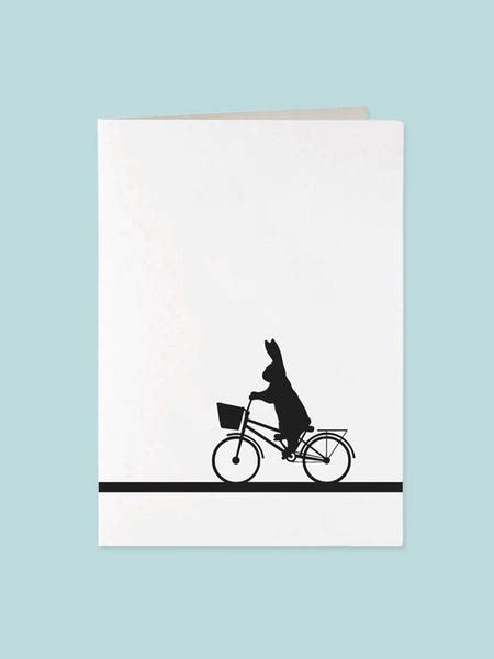 Ham Rabbit Greeting Card Cycle Lola And Sidney