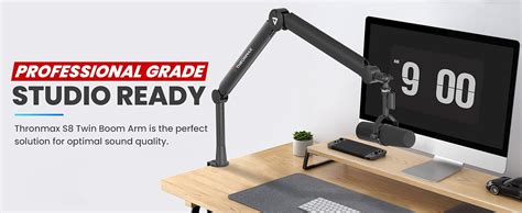 Boom Arm Stand Thronmax S8 Mic Stand For Game Streaming And