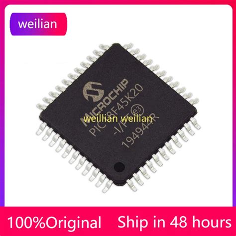 Microcontrolador Ic Chip Mcu Mpu Soc Paquete Pic18f45k20 I Pt Original Nuevo Tqfp 44 