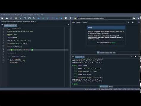 Random Shuffle Python YouTube