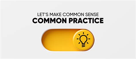 Lets Make Common Sense Common Practice Oechsli