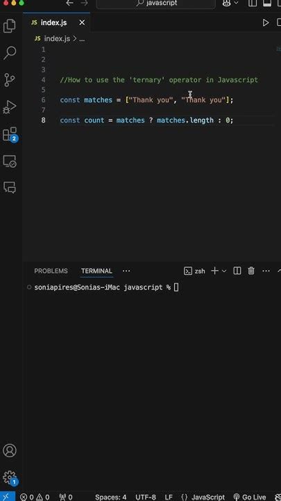 Using The Ternary Operator In Javascript Simplify Your Code Youtube