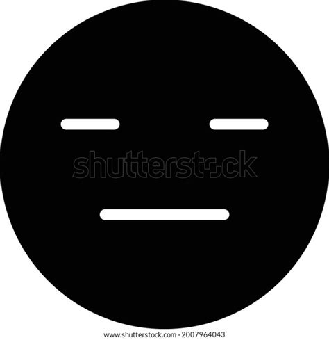 React Less Emoji Vector Icon That Stock Vector Royalty Free