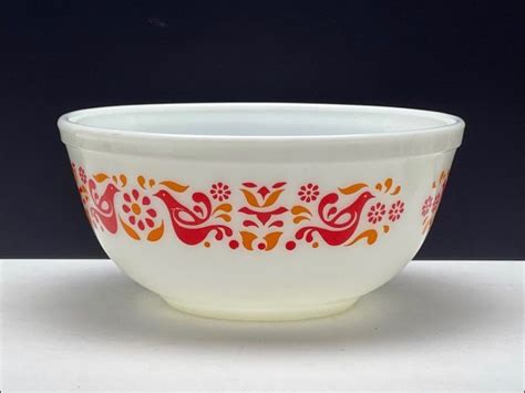 Vintage Pyrex Friendship Pattern Mixing Bowl 25qt25l Furniture