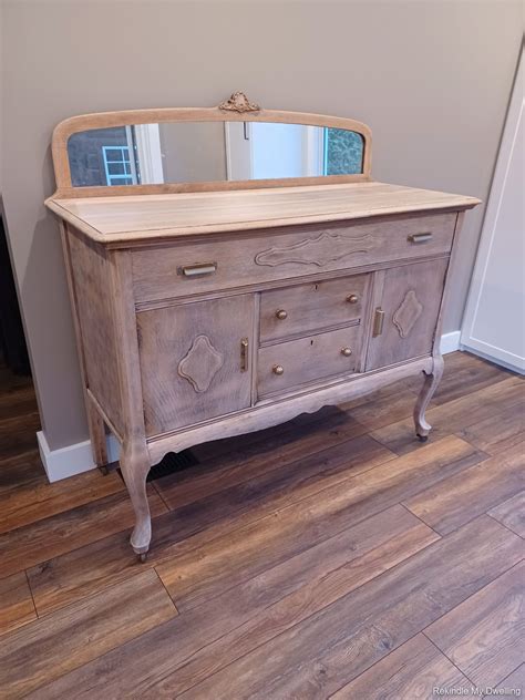 Antique Buffet Makeover Before And After Rekindle My Dwelling