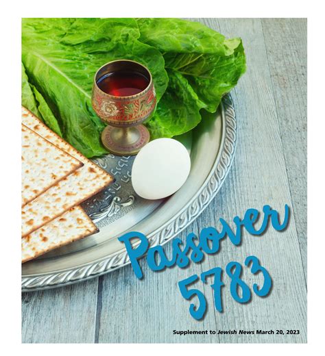 Jewish News Supplement Passover 03202023 By United Jewish
