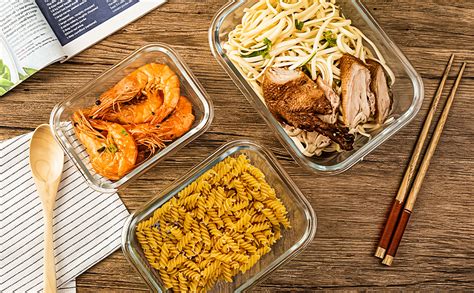 Umeied 10 Pack Glass Food Storage Containers With Lids