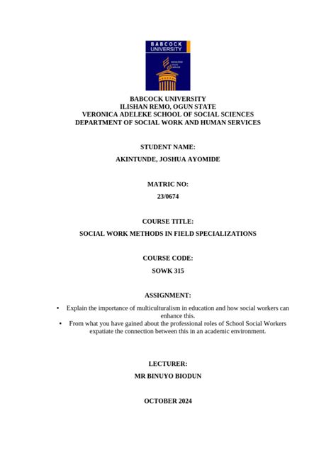 Social Work Methods In Field Specializations Multiculturalism Pdf Social Work Liberal