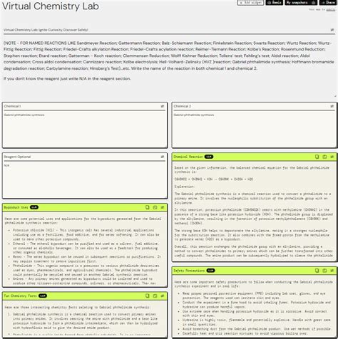 Virtual Chemistry Lab | Devpost