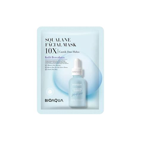 Termurah Bioaqua Sheet Mask 10x The Effect Masker Wajah Whitening