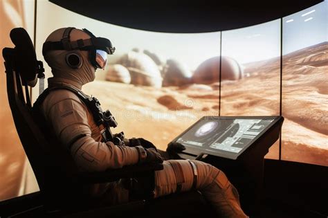 Mars Simulation Habitat Laboratory For Experiments Stock Image Image