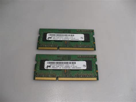 So Dimm Ddr3 Micron 2x2 Gb Testované Od Koruny Aukro