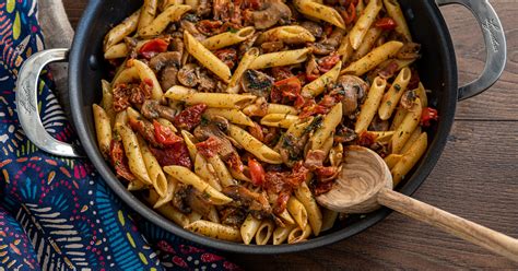 Bacon Mushroom And Sun Dried Tomato Pasta Slimming Eats Recipes
