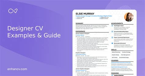 Designer Cv Examples And Guide For 2025