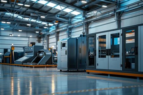 Smart Factory Floor Interconnectivity In Iot Manufacturing Premium Ai Generated Image