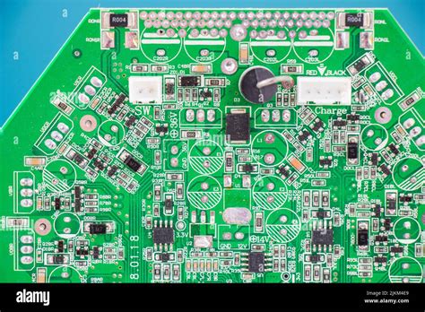 Electronic Motherboard Isometric Processor Microchip Stock Photo Alamy