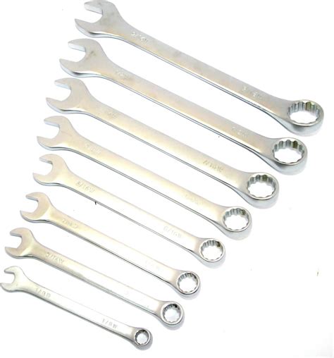 Toolzone 8pc Whitworth Combination Spanner Set Uk