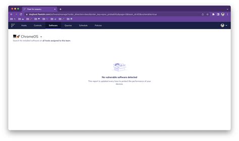 Fleet Ui Software Page No Way To Clear Vulnerable Software Filter