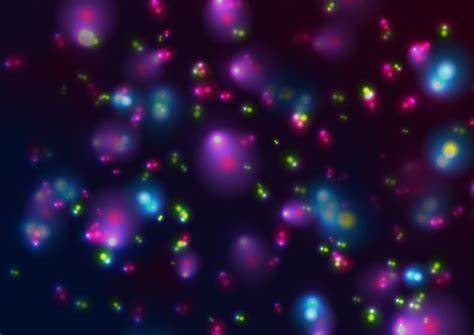Colorful Glowing Bokeh Particles Abstract Background 21858415 Vector