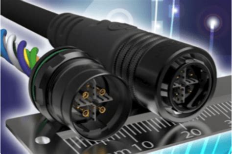24 Signal And Power Contacts In One Single Ip68 Sealed Connector