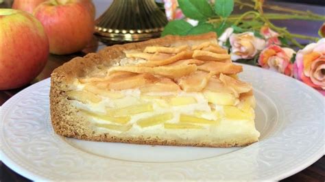 Вкуснейший Яблочный Пирог со Сметанной Заливкой Цветаевский Пирог Youtube