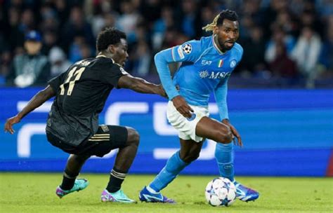 Cameroon Ligue Des Champions Zambo Anguissa Et Naples Tenus En échec