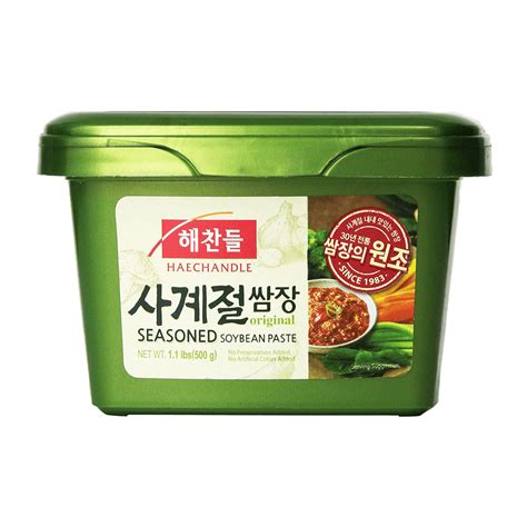 Ssamjang Seasoned Soybean Paste 1 1lb 500g H Mart