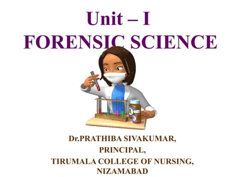 Forensic Science B Sc Nur Sem Syallbus Ppt