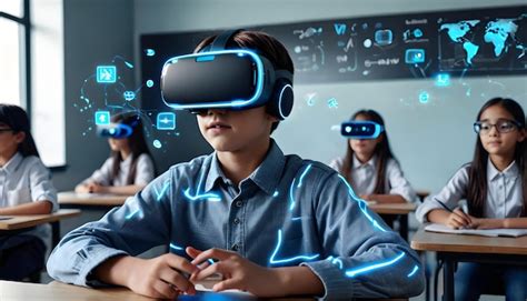 Vr Education Immersive Learning In The Classroom Premium Ai Generated