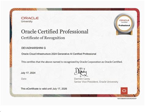 Oracle Generativeai Cloudcomputing Devadharshini G