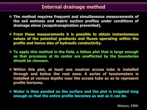 Unsaturated Hydraulic Conductivity Of Soil Pptx