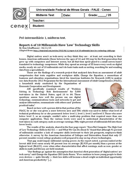 Midterm Pre Inter1tech Pdf Computers