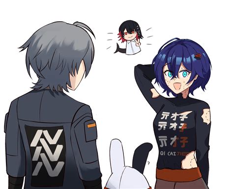 Ellen Joe Belle Wise And Eous Zenless Zone Zero Drawn By Zysora