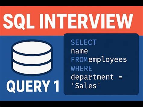 Sql Interview Query Find Department Wise Nd Highest Salaried