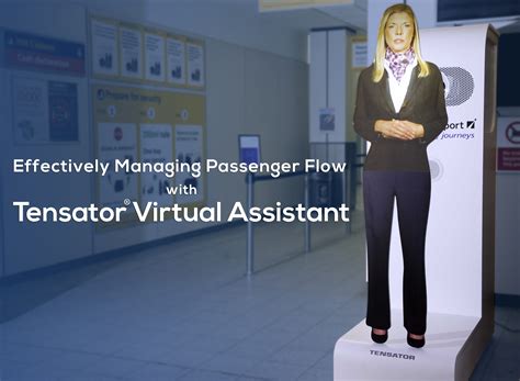Tensator Virtual Assistants Effectively Manage Passenger Flow
