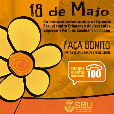 18 De Maio Dia Nacional De Combate Ao Abuso E à Exploração Sexual