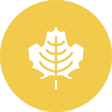 Maple Leaf Vector Icon 37286877 Vector Art At Vecteezy