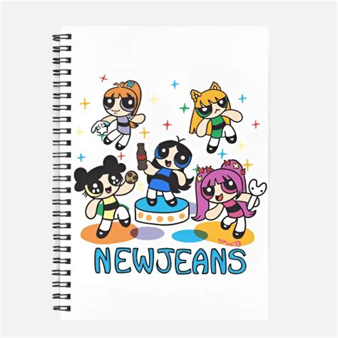 Powe Puff Girls Notebook For New Jeans Fans Kpop Store Pakistan