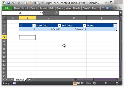 Rightclickcontextmenuexample Excel Calendar Context Pop Up