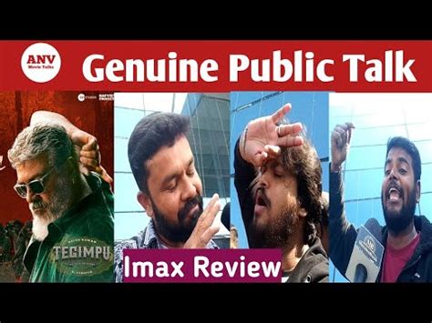 Tegimpu Genuine Public Talk Thunivu Review Ajith ANV Movie Talks
