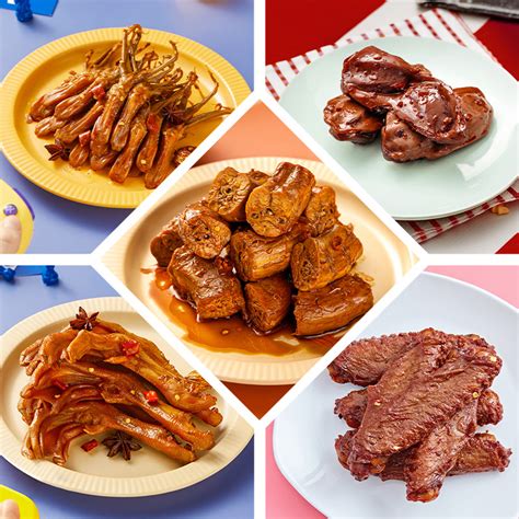 【周黑鸭】好多肉肉大礼包500g武汉特产真空零食小吃r虎窝淘